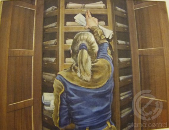 BIG PIMPIN – Original Magic Art Scroll Rack – Eternal Central