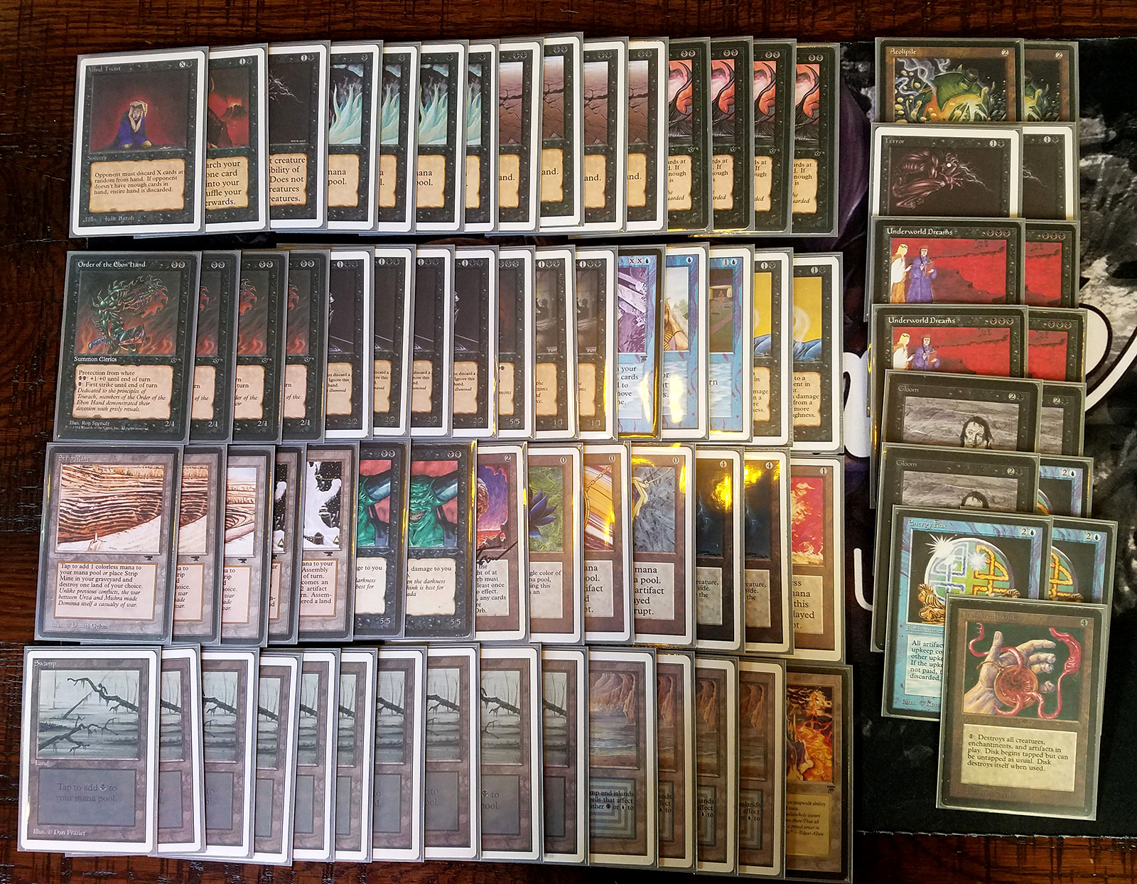 Old School Magic 93/94 Deck Tech - Mono Black Weenie Swedish B&R ...